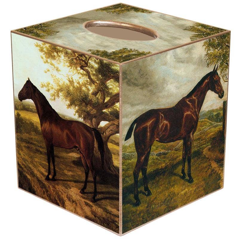 Horses Tissue Box Cover – Olson's Tack Shop