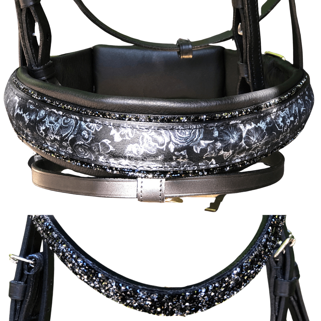 Otto Schumacher Elegant Snaffle Bridle With Patent Bouquet – Olson's ...