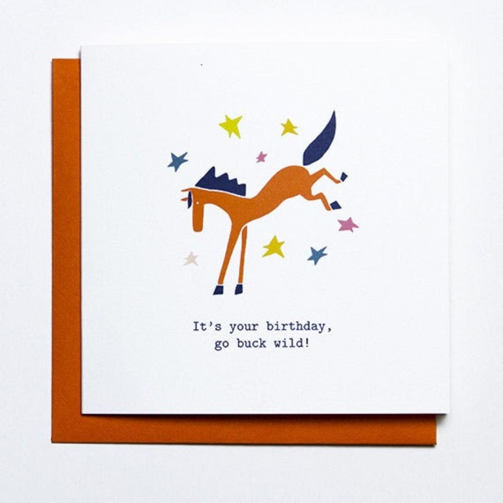 Mare Modern Goods Birthday Buck Card – Olson's Tack Shop